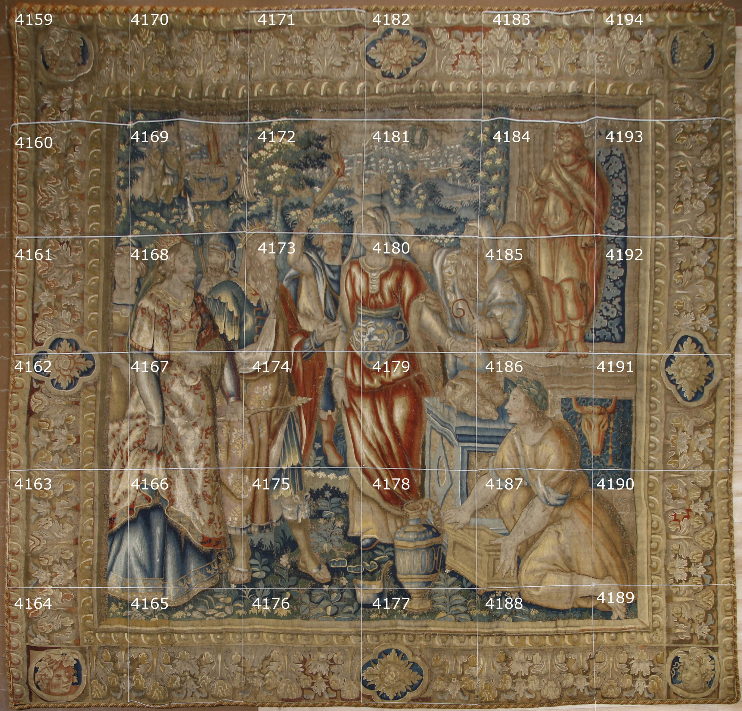 Tapestry with antique mythology scenes – Rundāle Palace